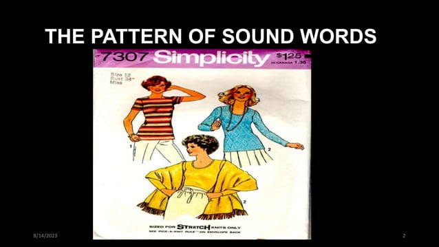 THE PATTERN OF SOUND WORDS.pptx