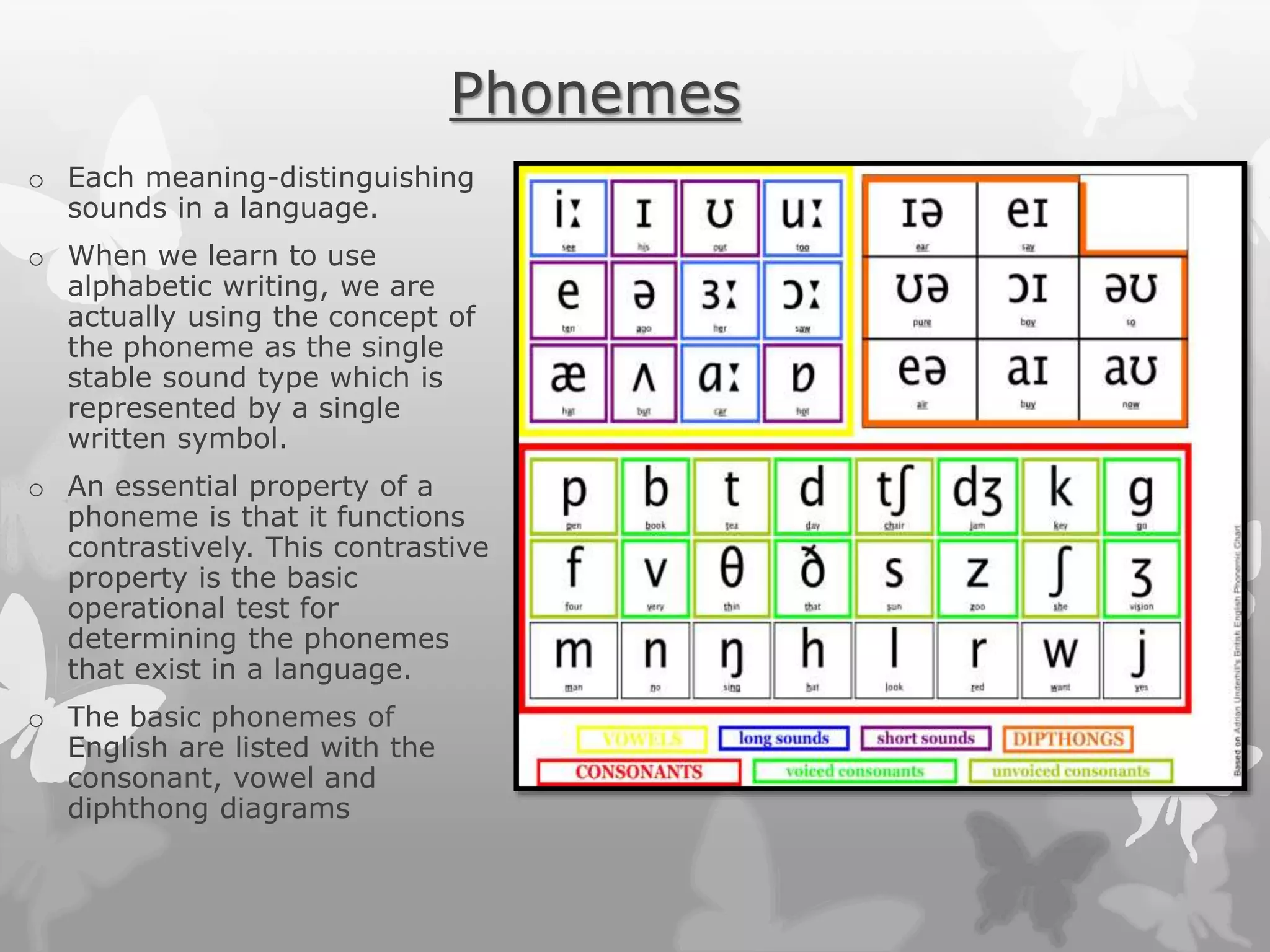 The patterns of sounds | PPTX