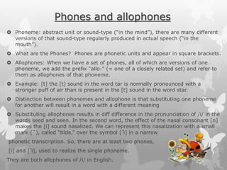 The patterns of sounds | PPTX