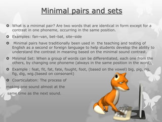 The patterns of sounds | PPTX