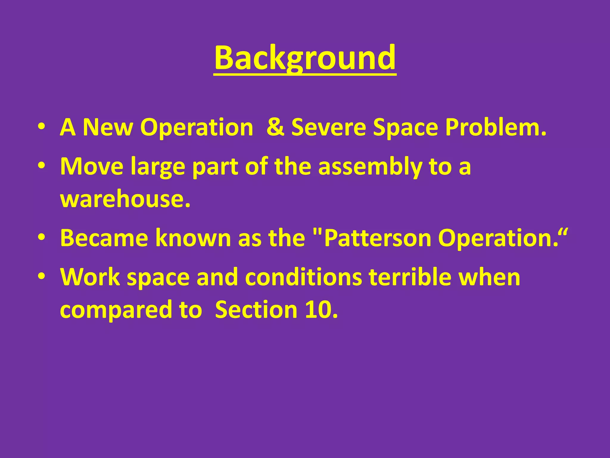 The Patterson Operation | PPTX