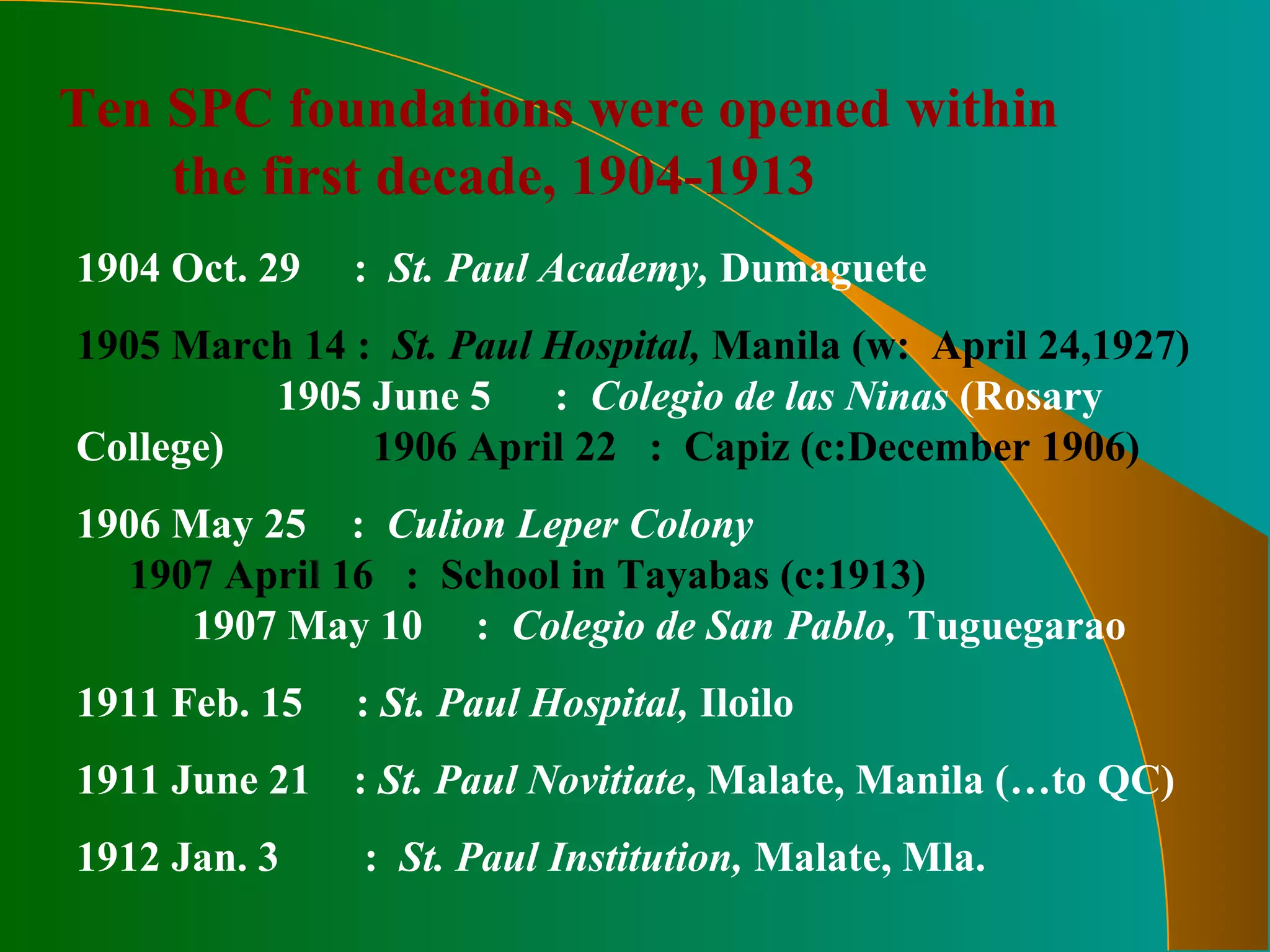 The Paulinian Story 2 | PPT
