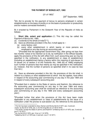 ThePaymentofBonusAct1965.pdf | Business Accounting & Finance | Business