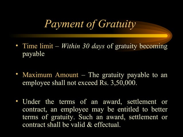 The Payment of Gratuity Act, 1972 | PPT