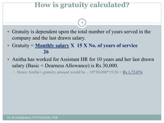 The payment of gratuity act, 1972 | PPTX
