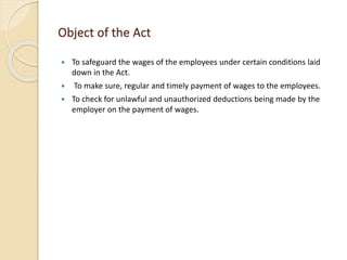 law THE PAYMENT OF WAGES ACT, 1936 (2).pptx