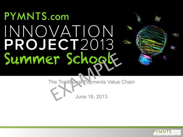 The Payments Value Chain | PDF