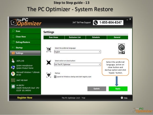 The PC optimizer - Best Optimizer Software For Windows User