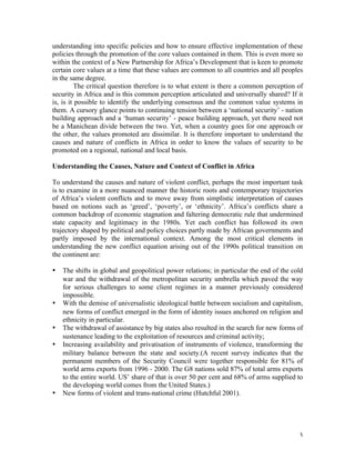 The Peace and Security Challenges Facing Africa: Can the African Union ...