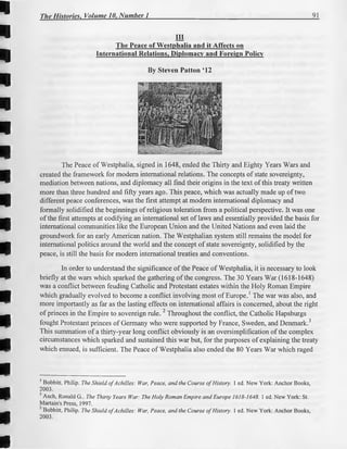 The Peace of Westphalia and it Affects on International Relations.pdf