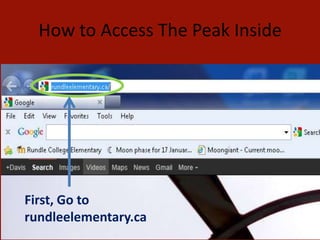The peak inside how to | PPTX