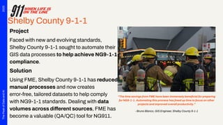 Supporting the NextGen 911 Digital Transformation with FME | PDF