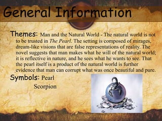 The pearl by John Steinbeck (about the book, author, characters and ...