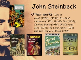 The pearl by John Steinbeck (about the book, author, characters and ...