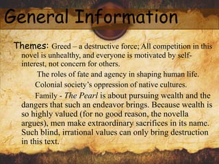 The pearl by John Steinbeck (about the book, author, characters and ...