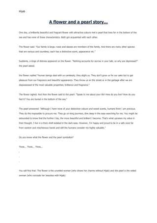 The pearl and the flower story | DOCX