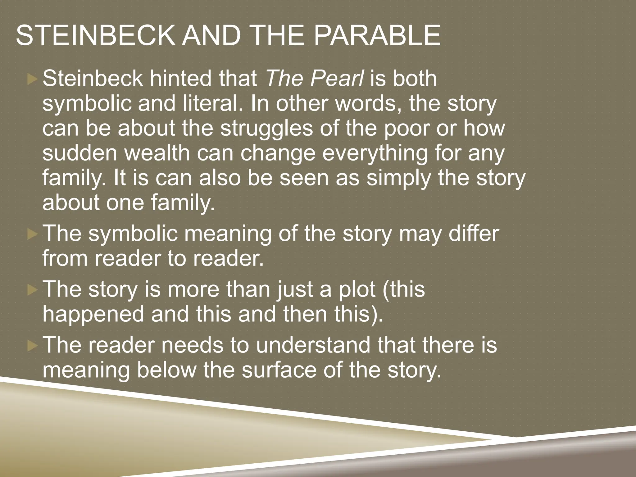 The Pearl Part 1.ppt 6383637363736635363 | PPT | Christianity ...