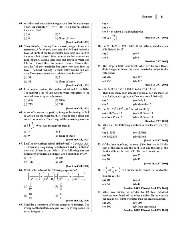 quantitative aptitude/ objective arithmetic | PDF | Free Download