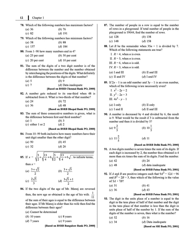 quantitative aptitude/ objective arithmetic | PDF