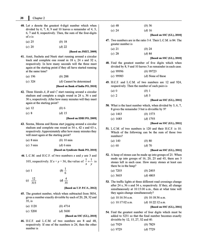 quantitative aptitude/ objective arithmetic | PDF | Free Download