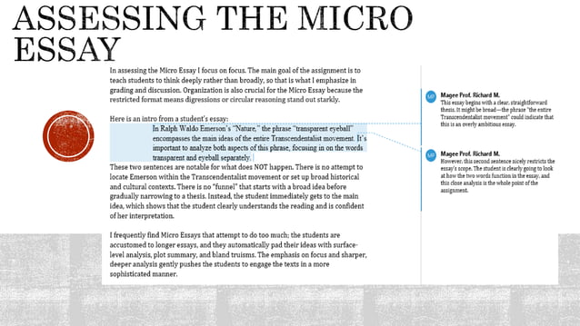 The Pedagogy of Writing: Designing Transparent Assignments and ...