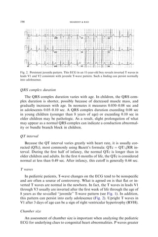The pediatric ecg | PDF