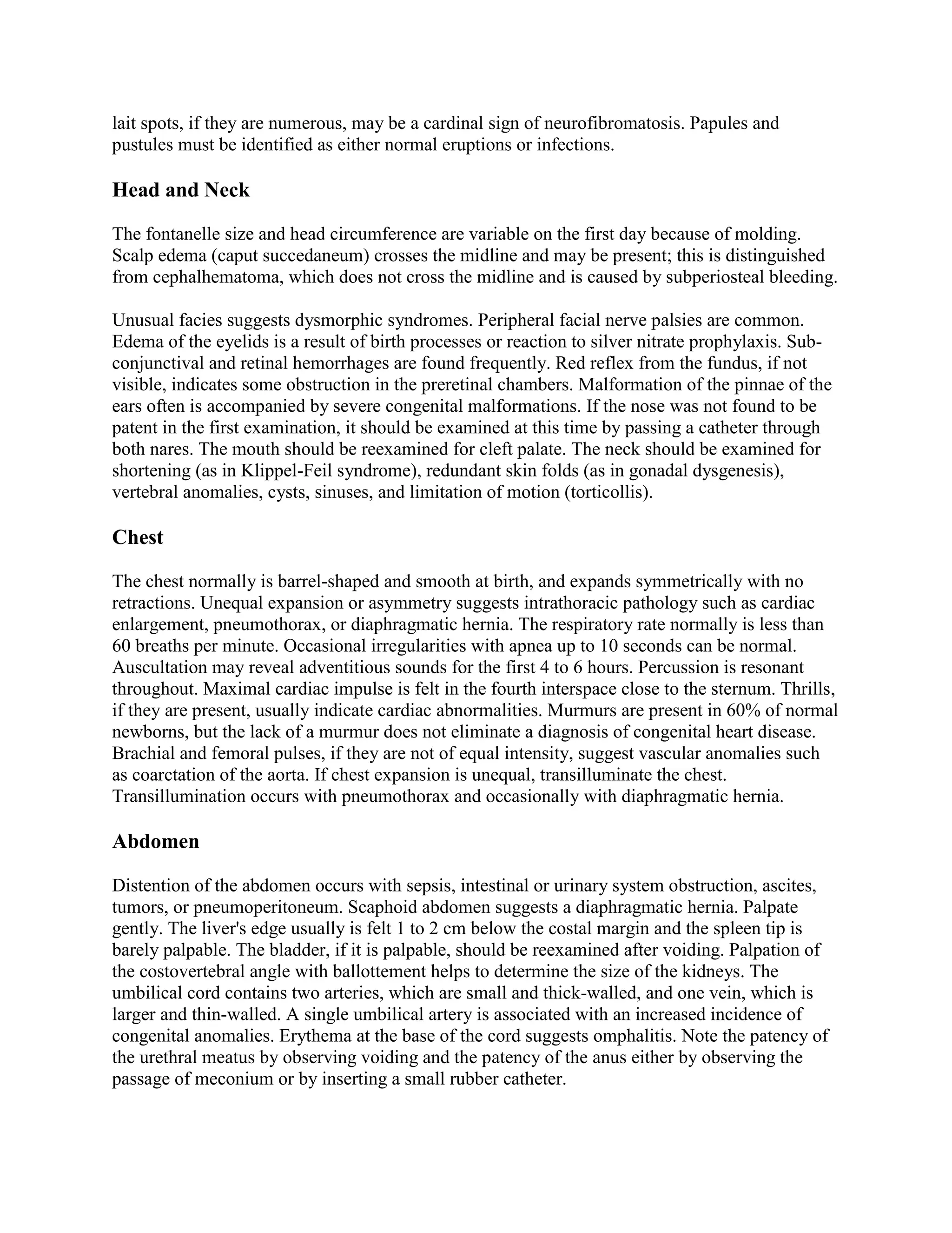 The pediatric history and physical examination | DOCX