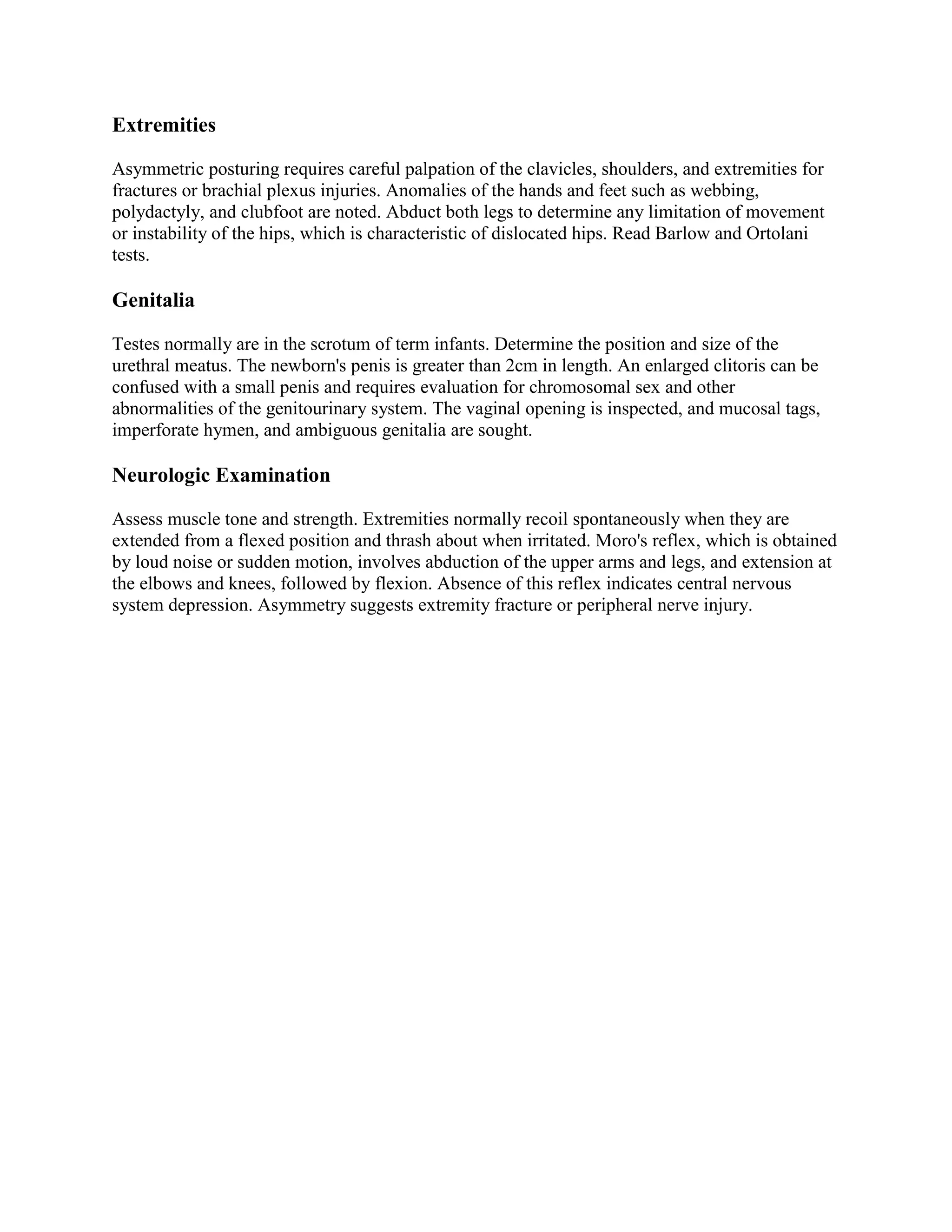 The pediatric history and physical examination | DOCX