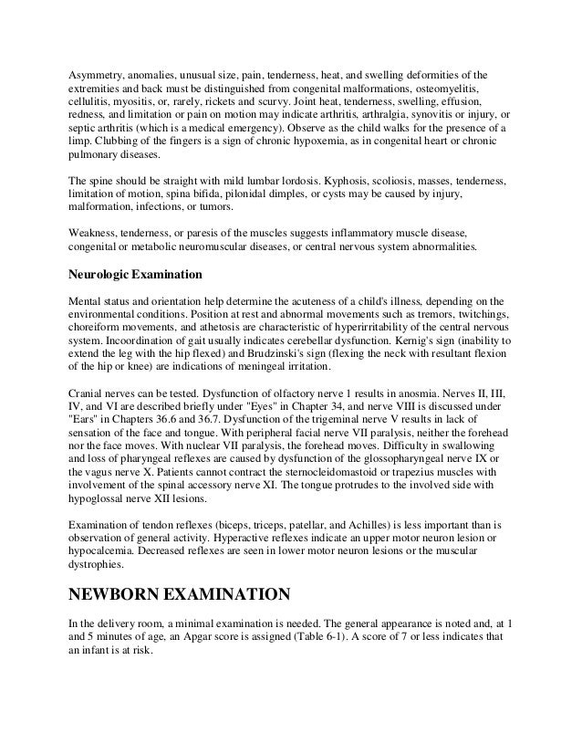 The Pediatric History And Physical Examination the-pediatric-history-and-physical-examination
