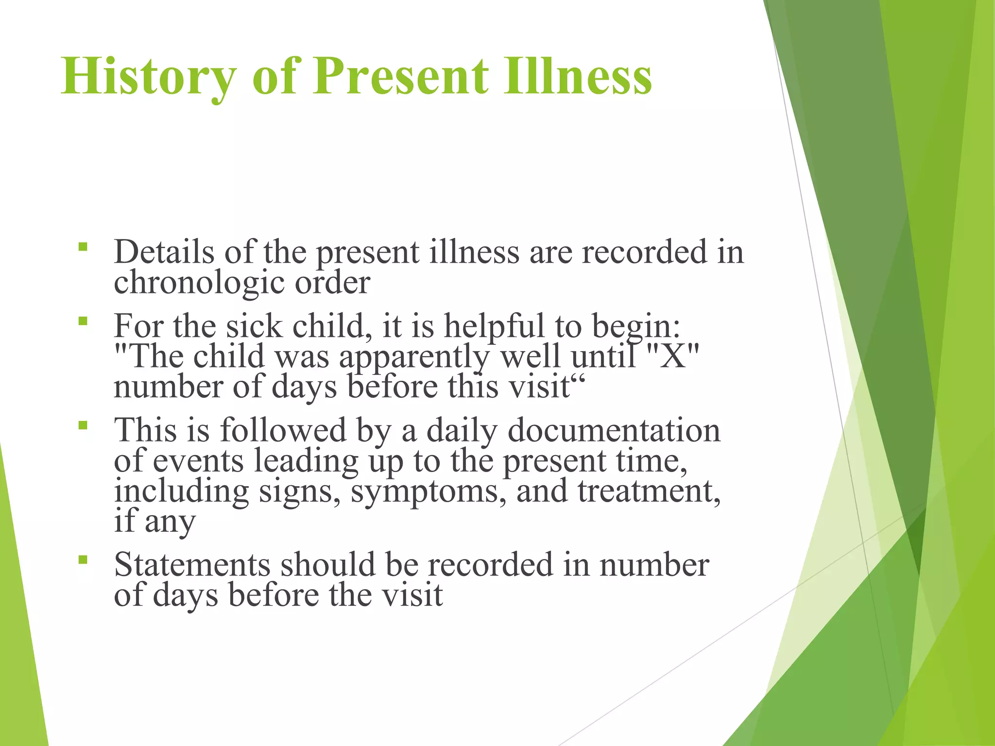 The pediatric history and physical examination | PPT