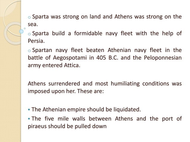 The Peloponnesian Wars | PPTX | Death, Injury, or Military Conflict ...