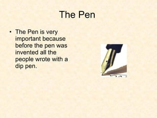 The pen | PPT