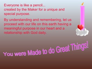 The Pencil Parable | PPS