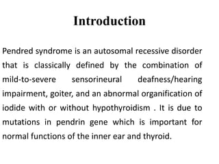 The pendred syndrome | PPT