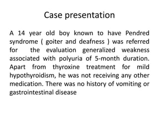 The pendred syndrome | PPT