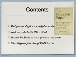 The Pentagon Papers | PPT