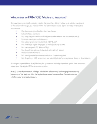 The Pentegra 3(16) Administrator Smart Path | PDF | Retirement Planning ...