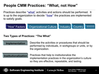 The People Capability Maturity Model Overviewew | PPT
