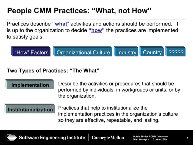 The People Capability Maturity Model Overviewew | PPT