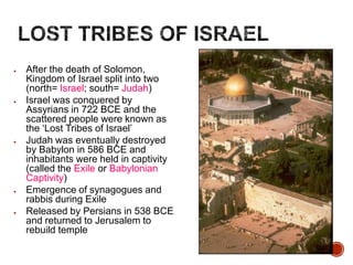 The people of israel | PPTX