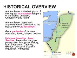 The people of israel | PPTX