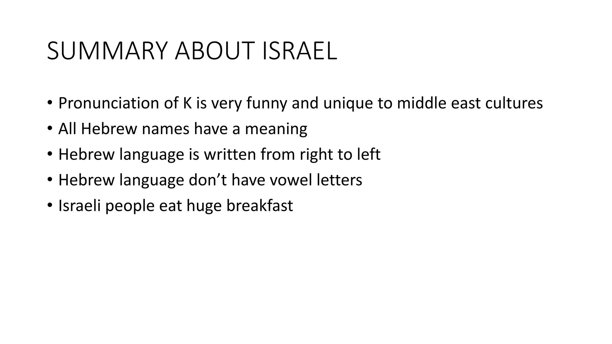 The people of Israel & the Hebrew language | PPT