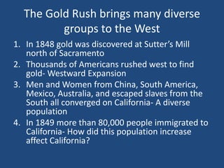 The people of westward expansion | PPTX