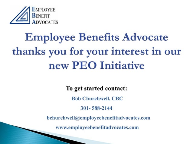 The PEO Service Model | PPT