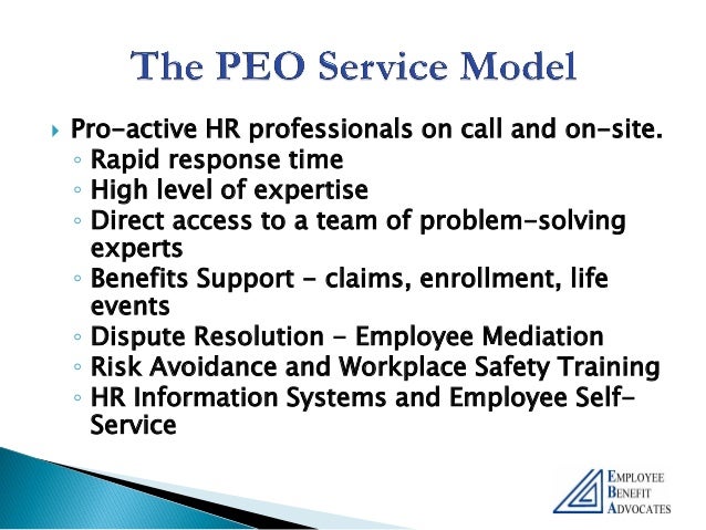 The PEO Service Model