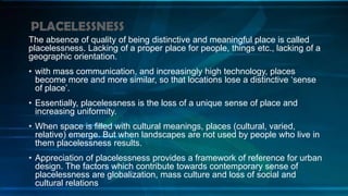 The perceptual dimensions and urban design | PPTX