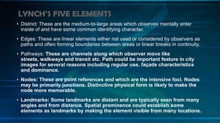 The perceptual dimensions and urban design | PPTX