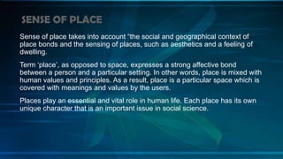 The perceptual dimensions and urban design | PPTX