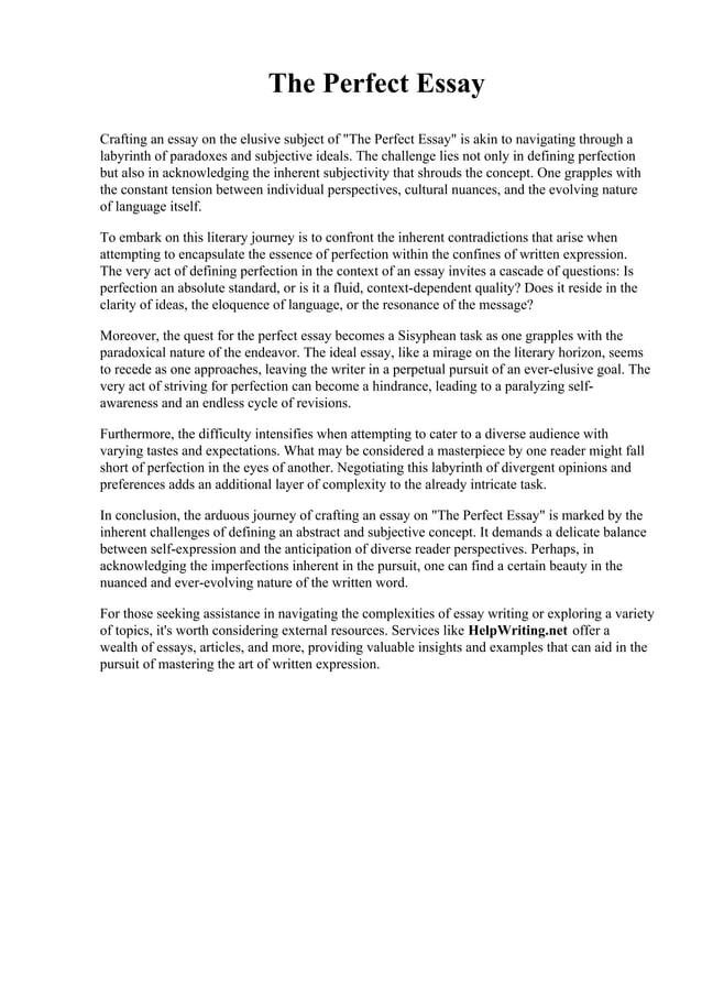 The Perfect Essay.pdf