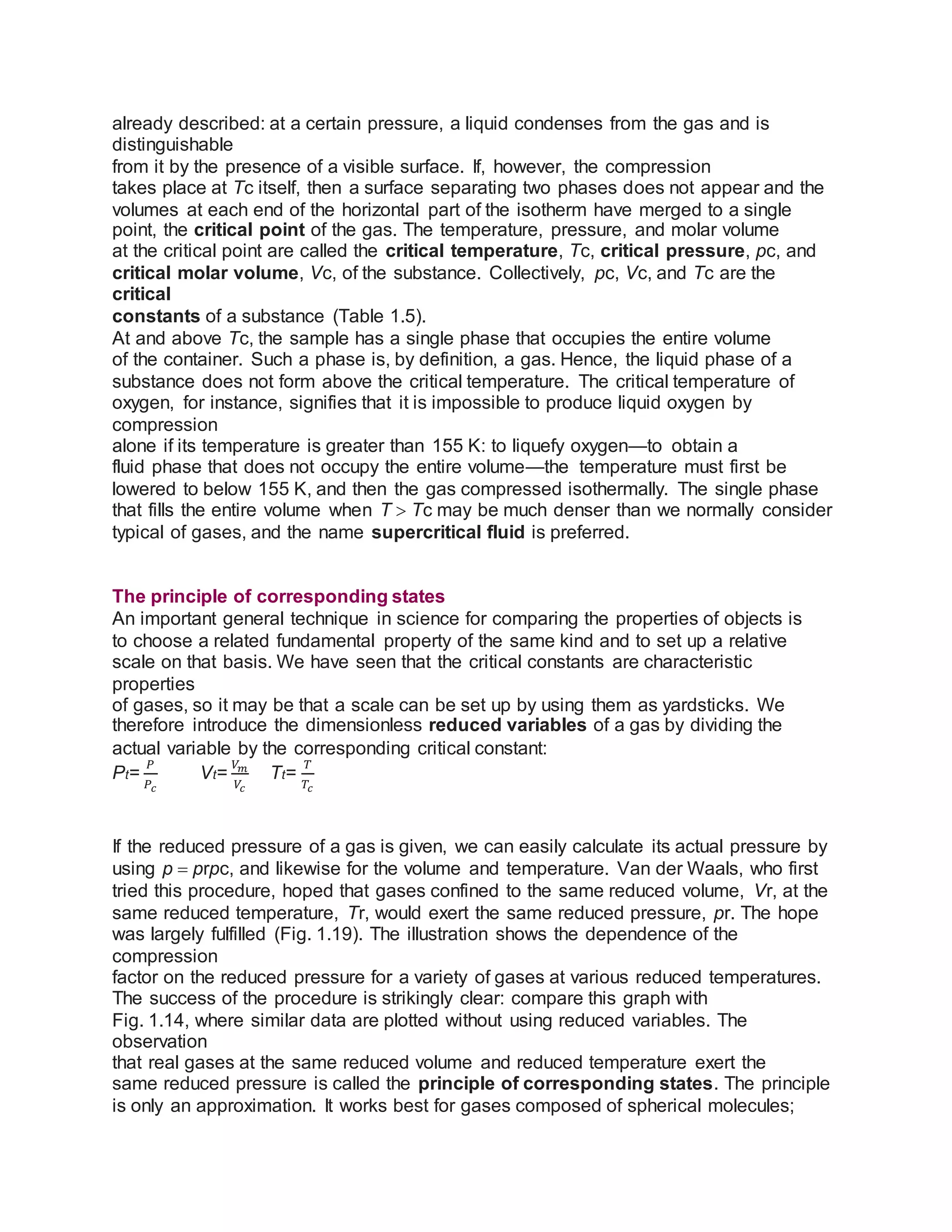 The perfect gas | DOCX